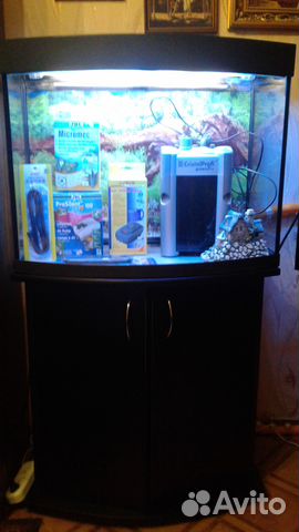 Панорамный аквариум 140л