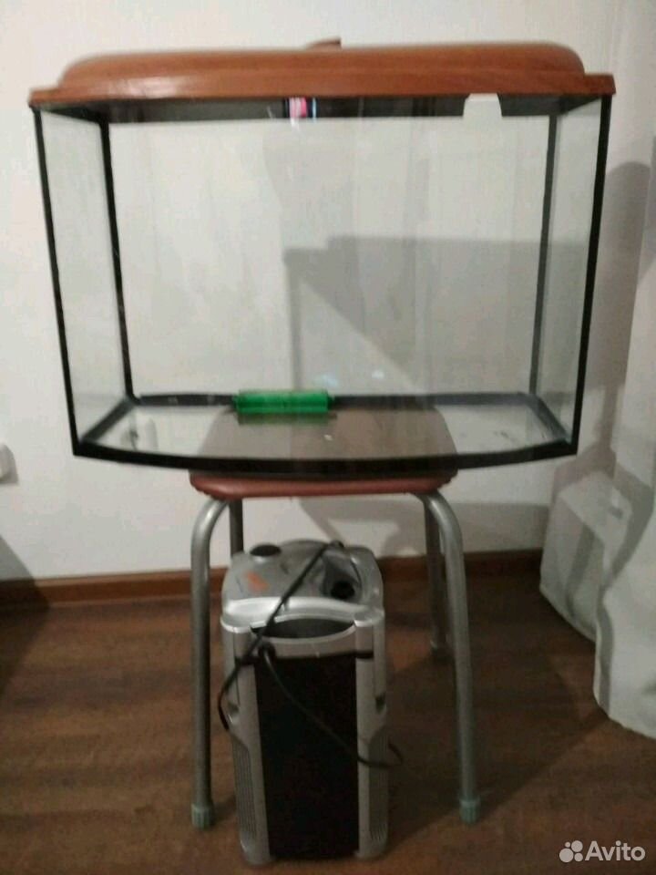 Аквариум + внешний фильтр atman 700