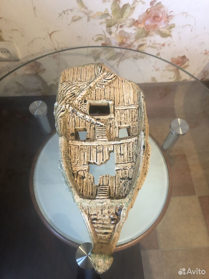 Декор для аквариума корабль