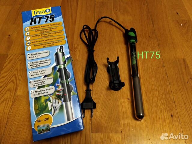 Tetra HT75, нагреватель воды в аквариуме