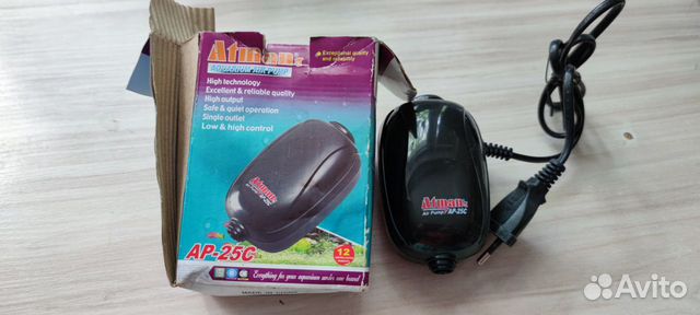 Компрессор Atman AP-25C (3,5Вт, 2,5л/мин)