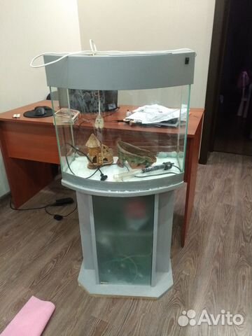 Аквариум 50л + Тумбочка