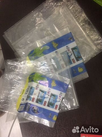 Пакеты для аквариумных рыбок (5шт) цена за все