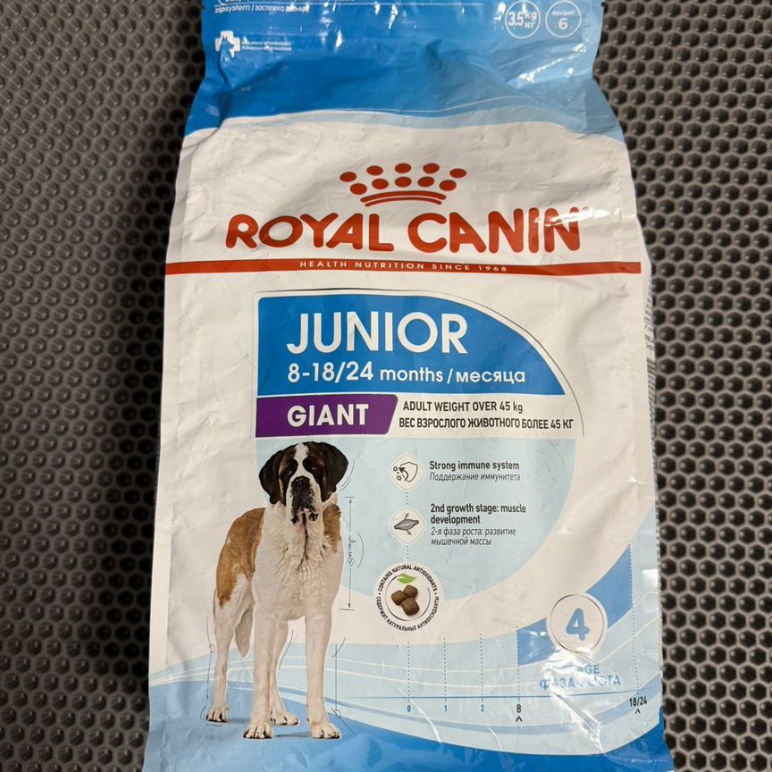 Корм для собак royal canin giant