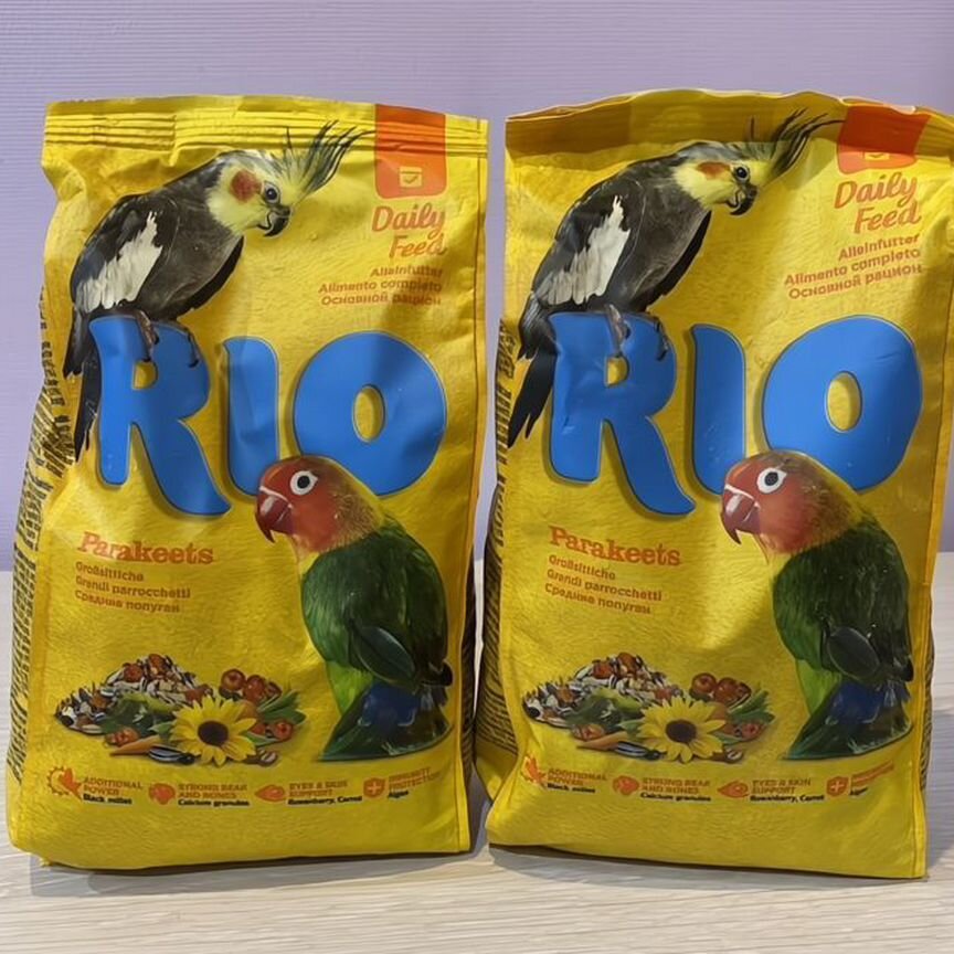 Корм Rio для средних попугаев, 1кг