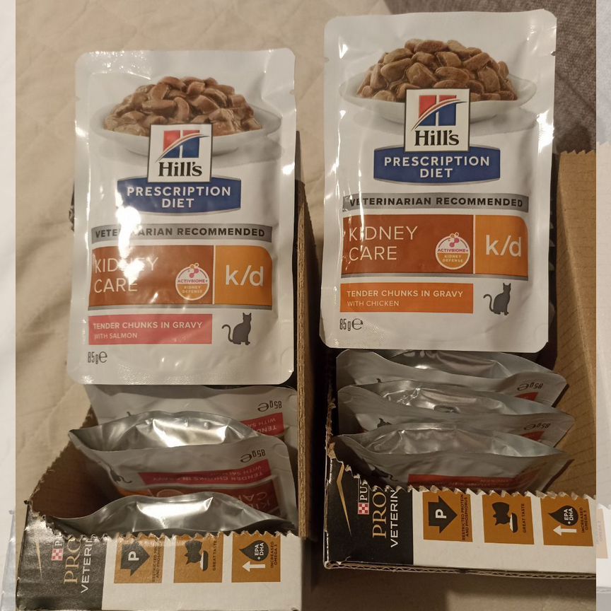 Влажный корм для кошек Hill's k/d при хбп