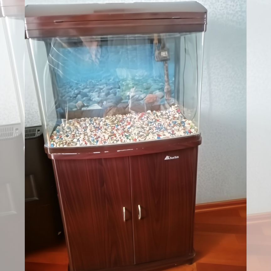 Аквариум с тумбой бу