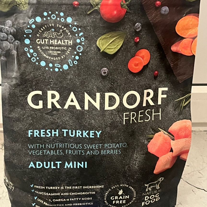 Grandorf fresh для собак индейка