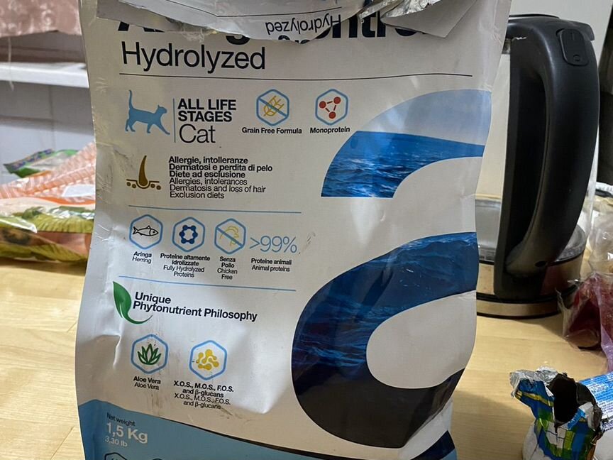 Корм для кошек alleva alergocontrol c рыбой