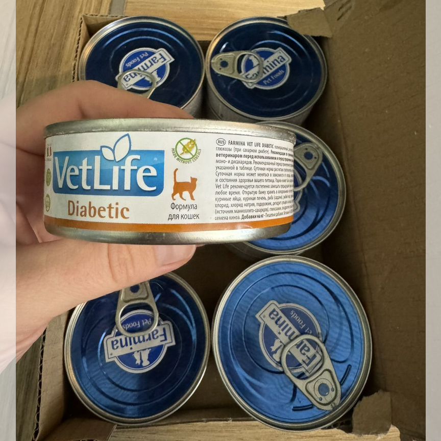 Farmina Vet Life Cat Diabetic в консервах