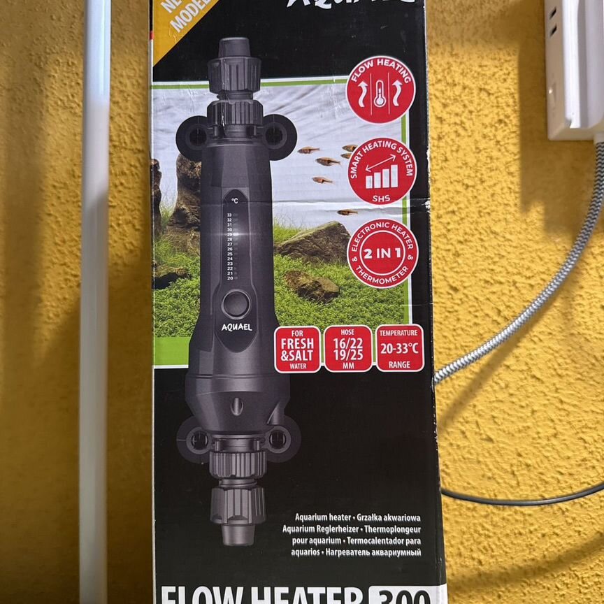 Внешний водонагреватель Aquael Flow Heater 300