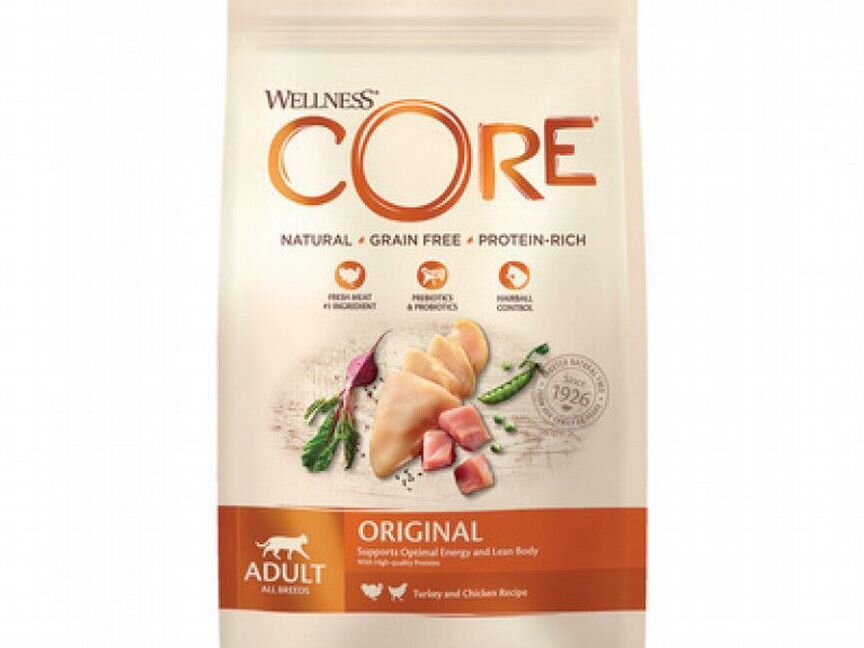 Сухой корм Wellness Core Adult 1.75кг для кошек