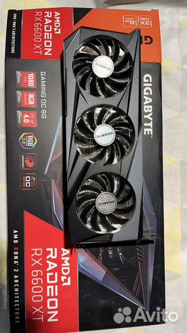 Видеокарта AMD RX 6600 XT Gigabyte Gaming OC 8G купить в Саранске ...