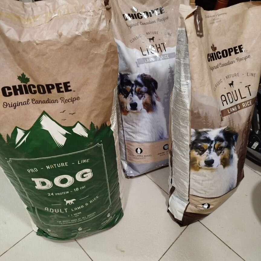 Сухой корм для собак Chicopee