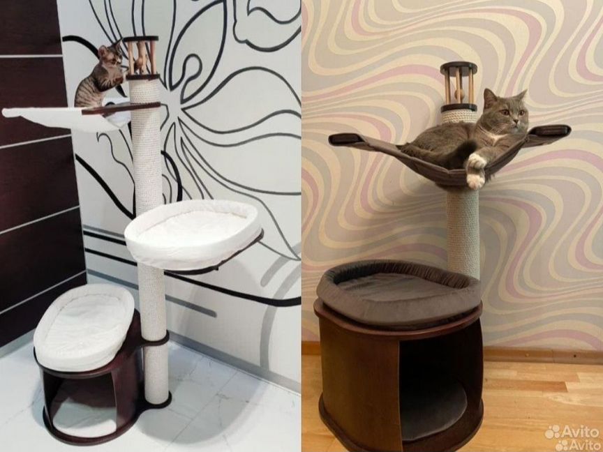 Когтеточка домик для кошки