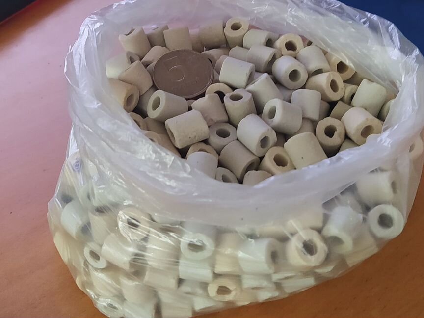 Керамические кольца для внешнего фильтра аквариума