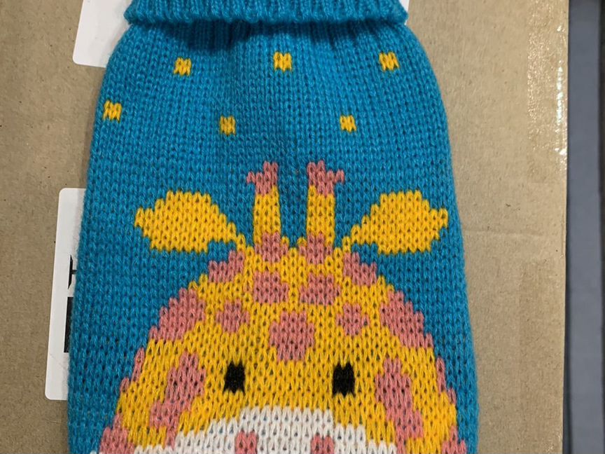 Вязаная кофта для собак