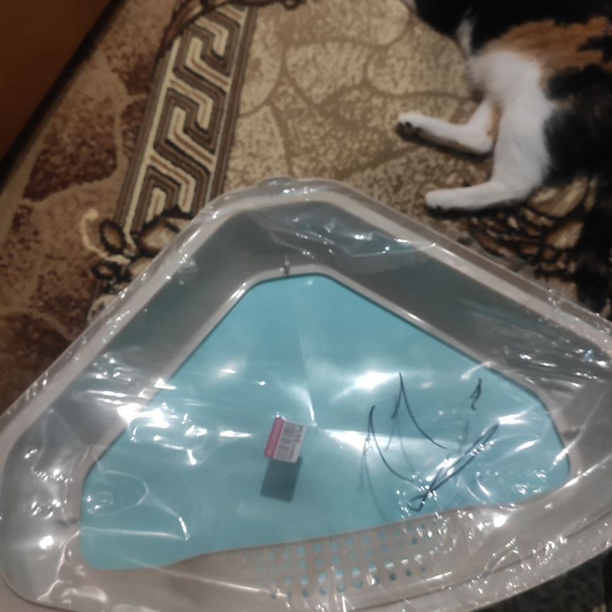 Лоток для кошек большой высокий