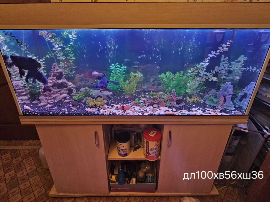 Аквариум с тумбой