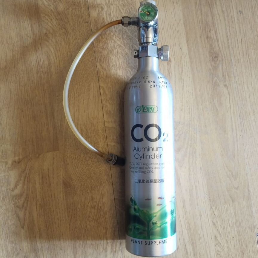 Алюминиевый баллон кислородный CO2 ista 0.5L
