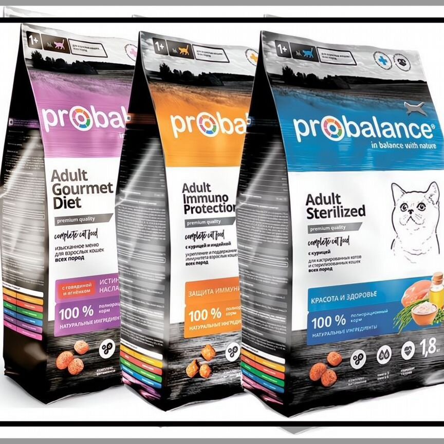 Пробаланс (Probalance) корм для кошек 8кг