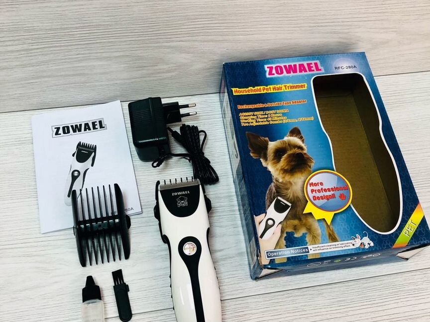 Машинка для стрижки животных zowael
