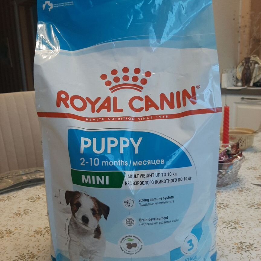 Корм для щенков мелких пород