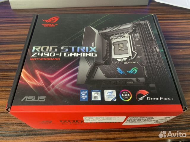 Новая asus Z490i ROG strix Gaming купить в Москве | Электроника | Авито