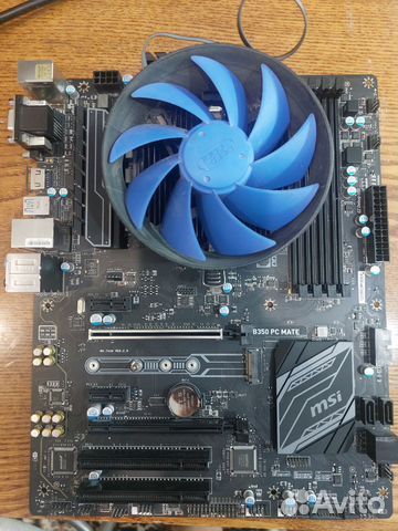 Материнская плата с процессором ryzen 5 1600x купить в Оренбурге ...