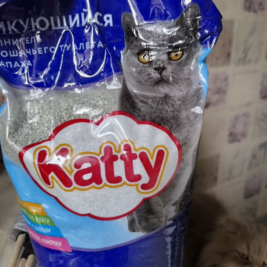 Наполнитель для кошачьего туалета комкующийся