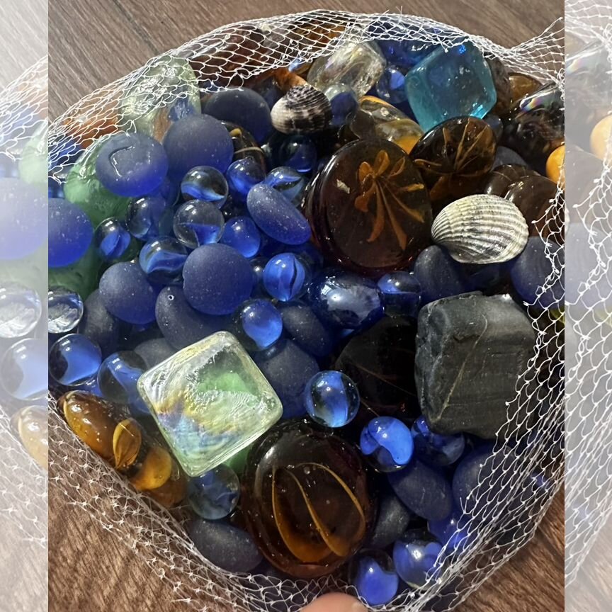 Камни и ракушки в аквариум