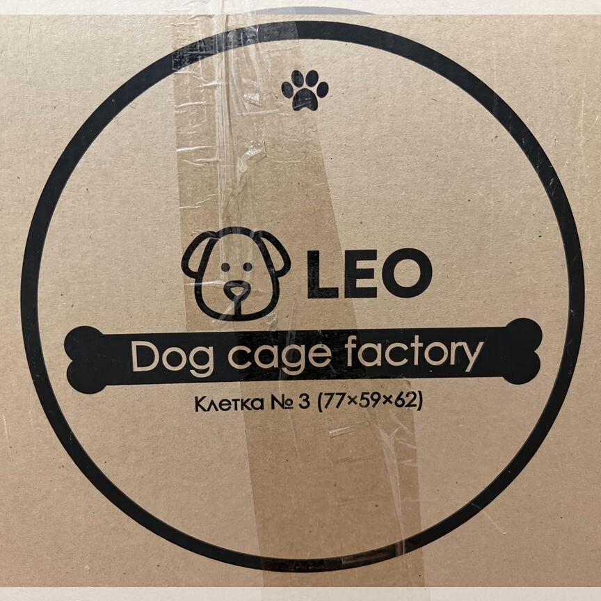 Клетка для собак Leo № 3 77 x 59 x 62