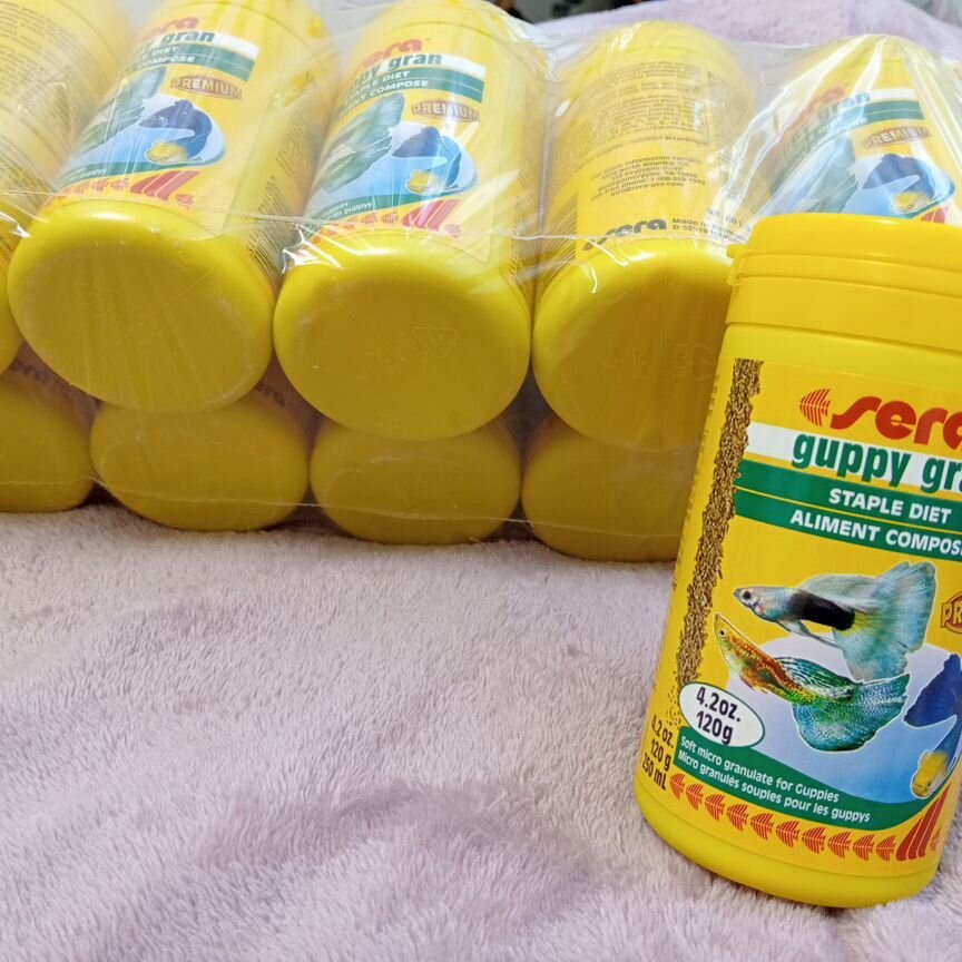 Sera корм для гуппи Guppy gran, 250 мл, 120 г
