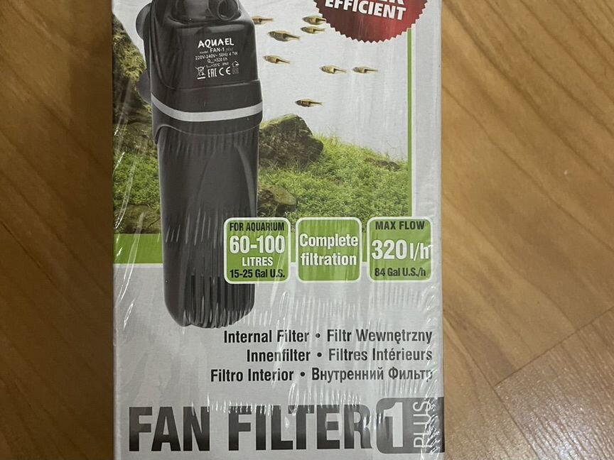 Новый фильтр aquael fan filter 1 plus