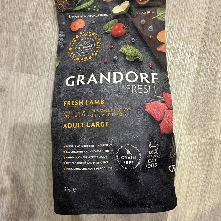Сухой корм для кошек Grandorf Fresh Lamb