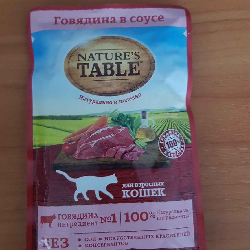 Влажный корм для кошек Nature's Table