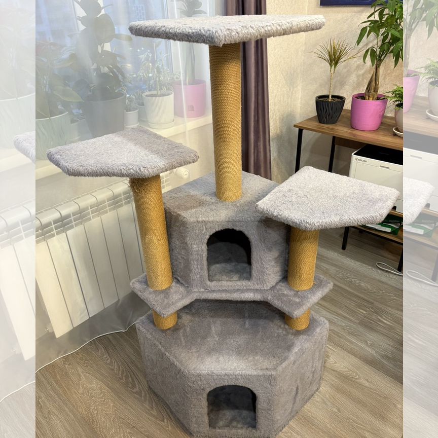 Когтеточка домик для кошки