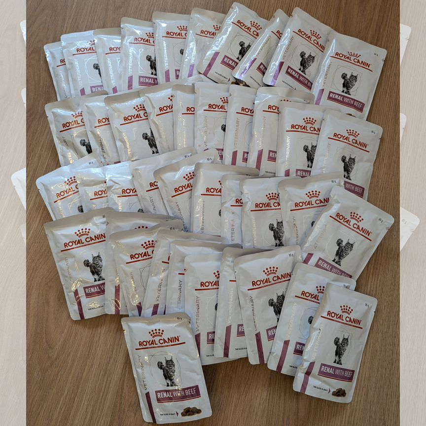 Royal canin renal для кошек влажный с говядиной