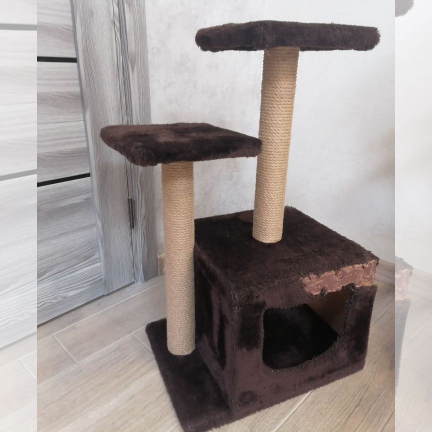 Когтеточка домик для кошки