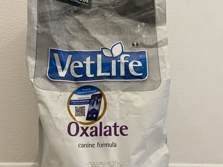 Farmina VetLife Dog Oxalate корм