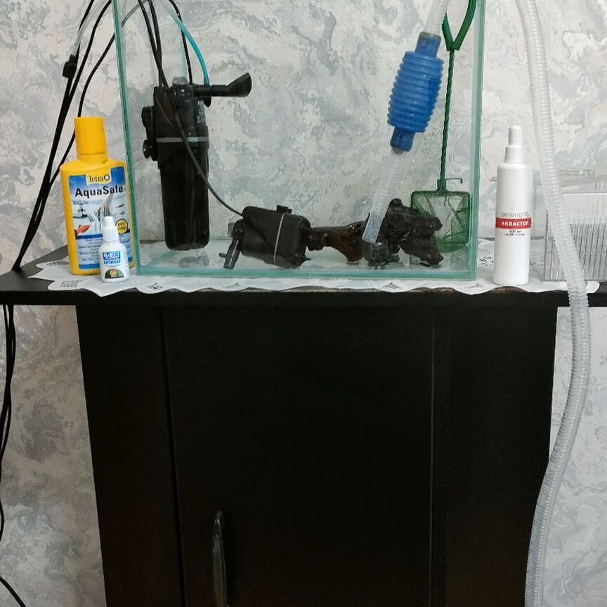 Аквариум с тумбой бу