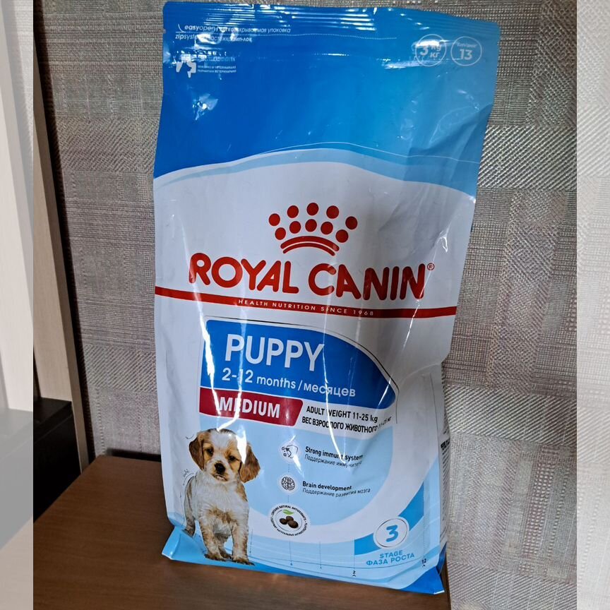 Сухой корм для собак royal canin medium puppy
