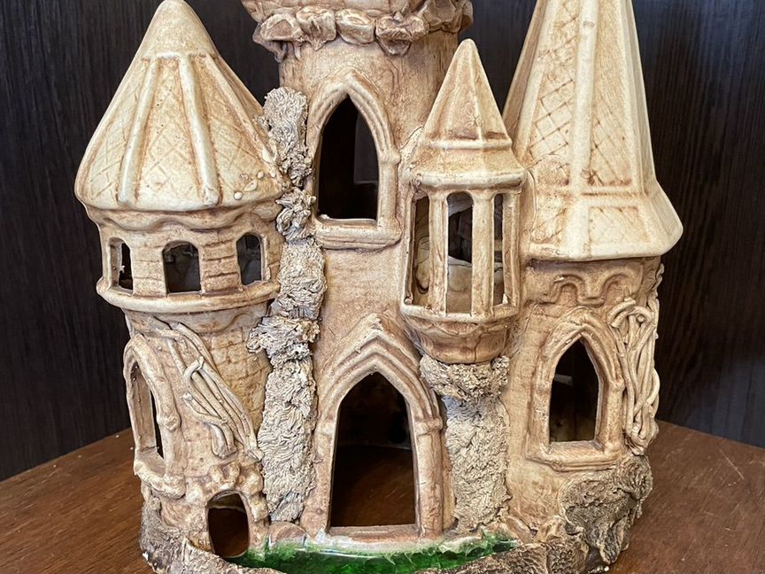 Украшения замок для аквариума