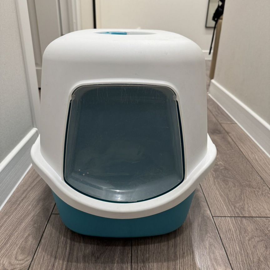 Кошачий лоток закрытый