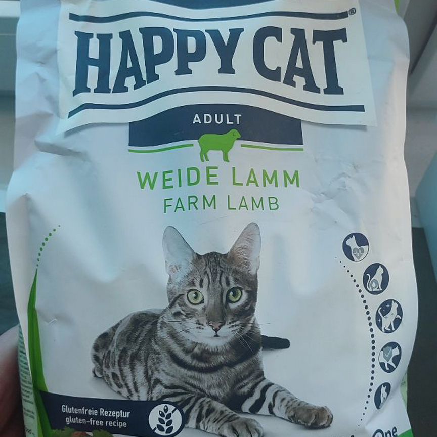 Сухой корм для кошек happy cat