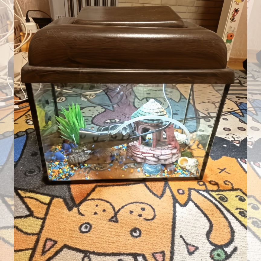 Аквариум с фильтром и подсветкой