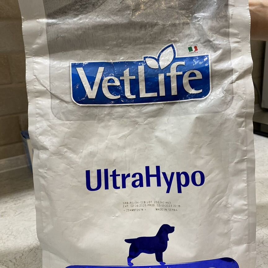 Корм для собаки VetLife UltraHypo