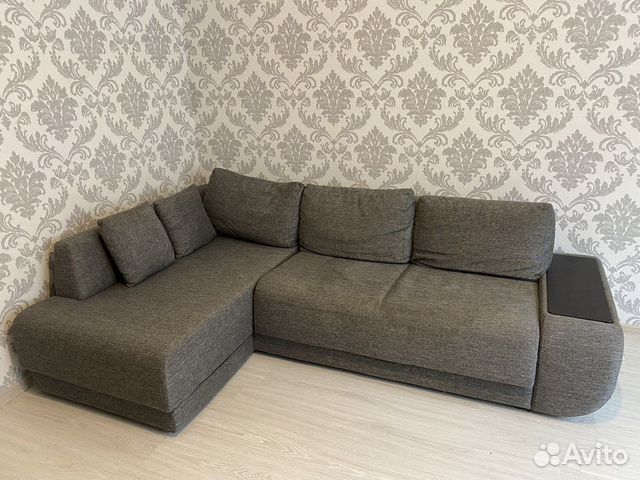 Большой угловой диван модульный бу , ширина 140, глубина 220, высота 70 ...