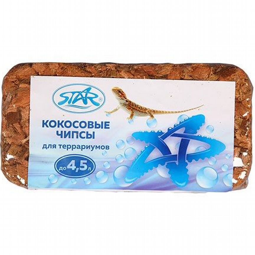 Кокосовые чипсы 4,5л star для террариумов (FF/CC-550/U-L)