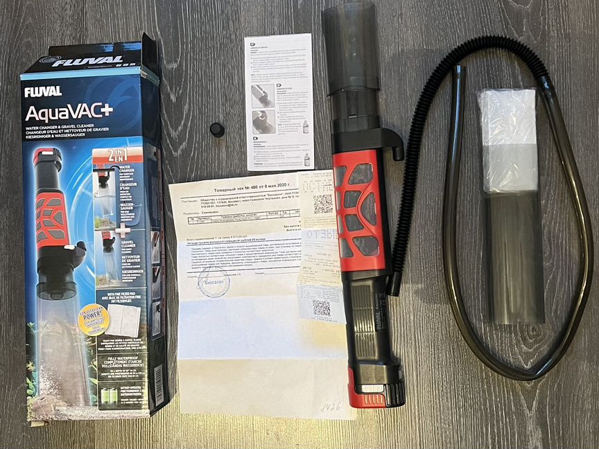 Сифон на батарейках для аквариума